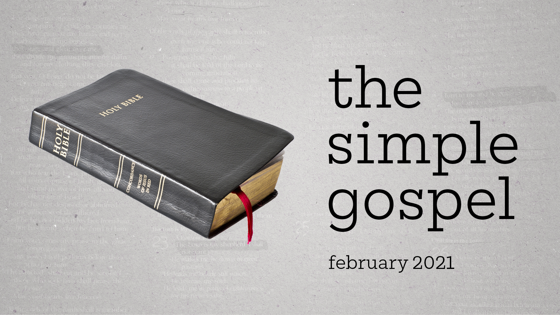 The Simple Gospel • Part 1 of 4 | Grace Chapel Church of Christ